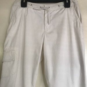 Cache | Pants & Jumpsuits | Cache White Pants Size 8 Cotton | Poshmark